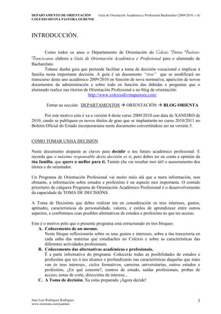 Orientacion Profesional Bach V4 | PDF