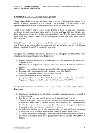 Orientacion Profesional Bach V4 | PDF