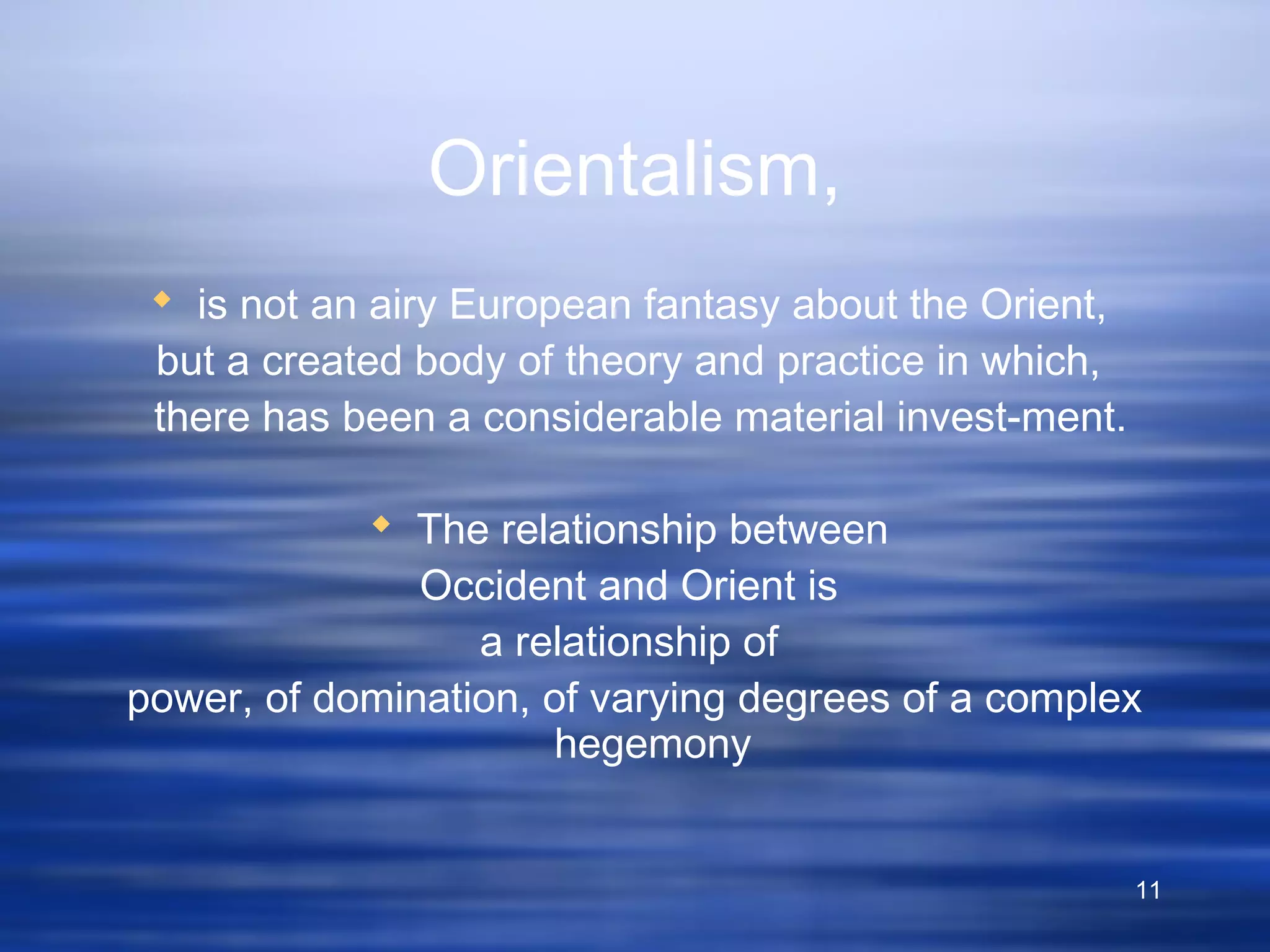 Orientalism explained | PPT