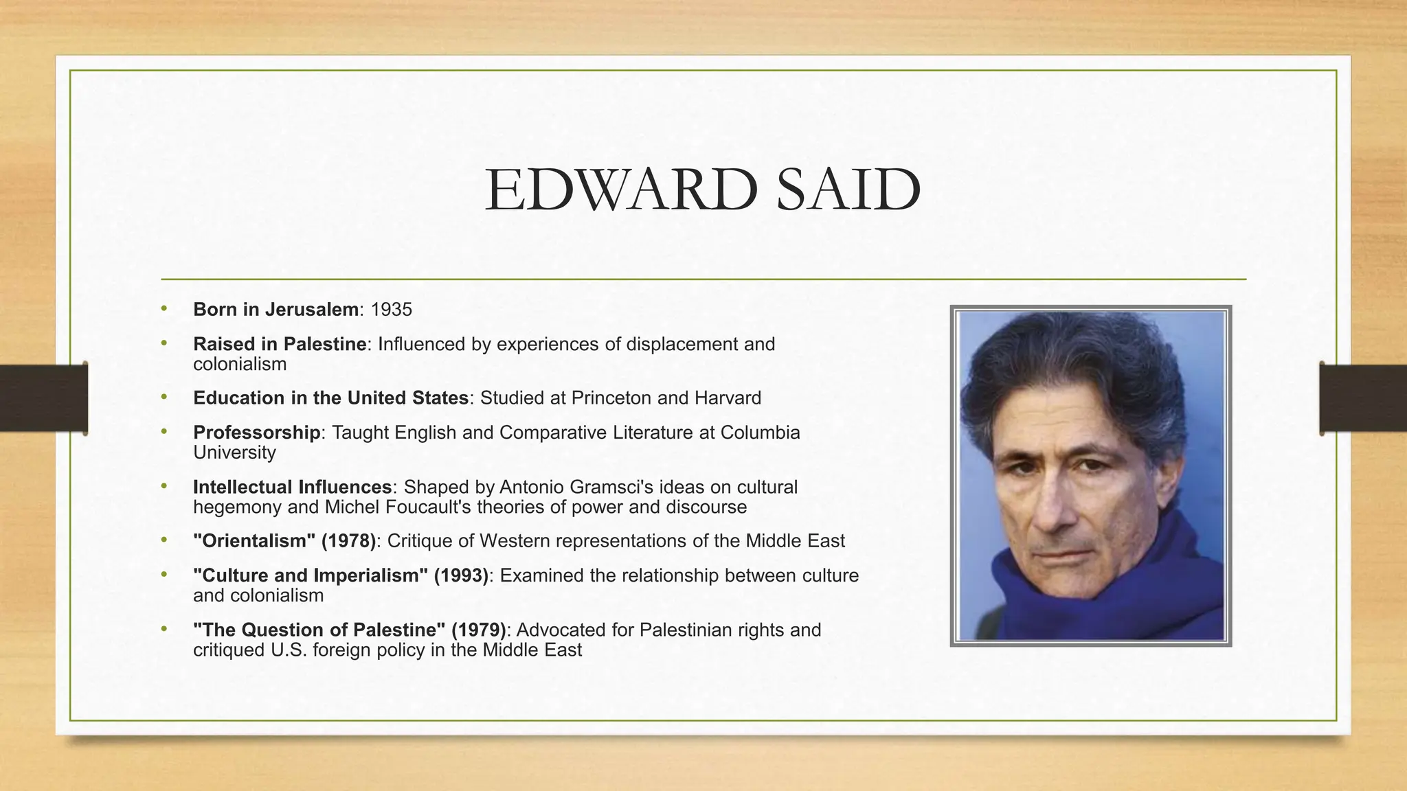 "Revisiting Edward Said's 'Orientalism': Unveiling Western Constructs ...