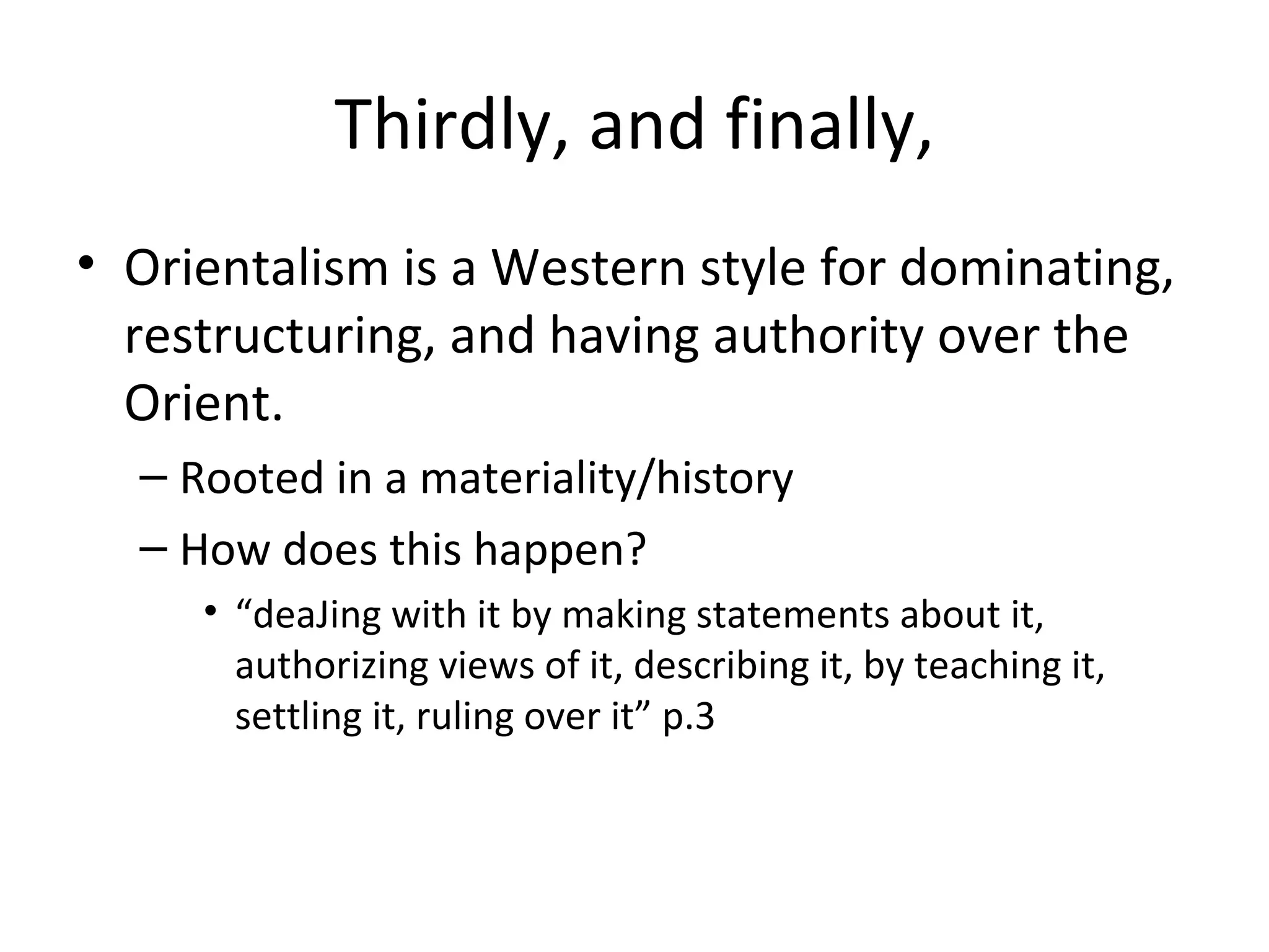 Orientalism writing tips (1) | PPT