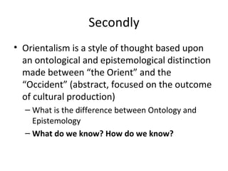 Orientalism writing tips (1) | PPT