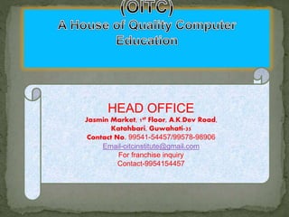 Oriental IT Center (OITC) ppt | PPTX