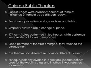 Oriental theatre Presentation - Dramatics | PPTX