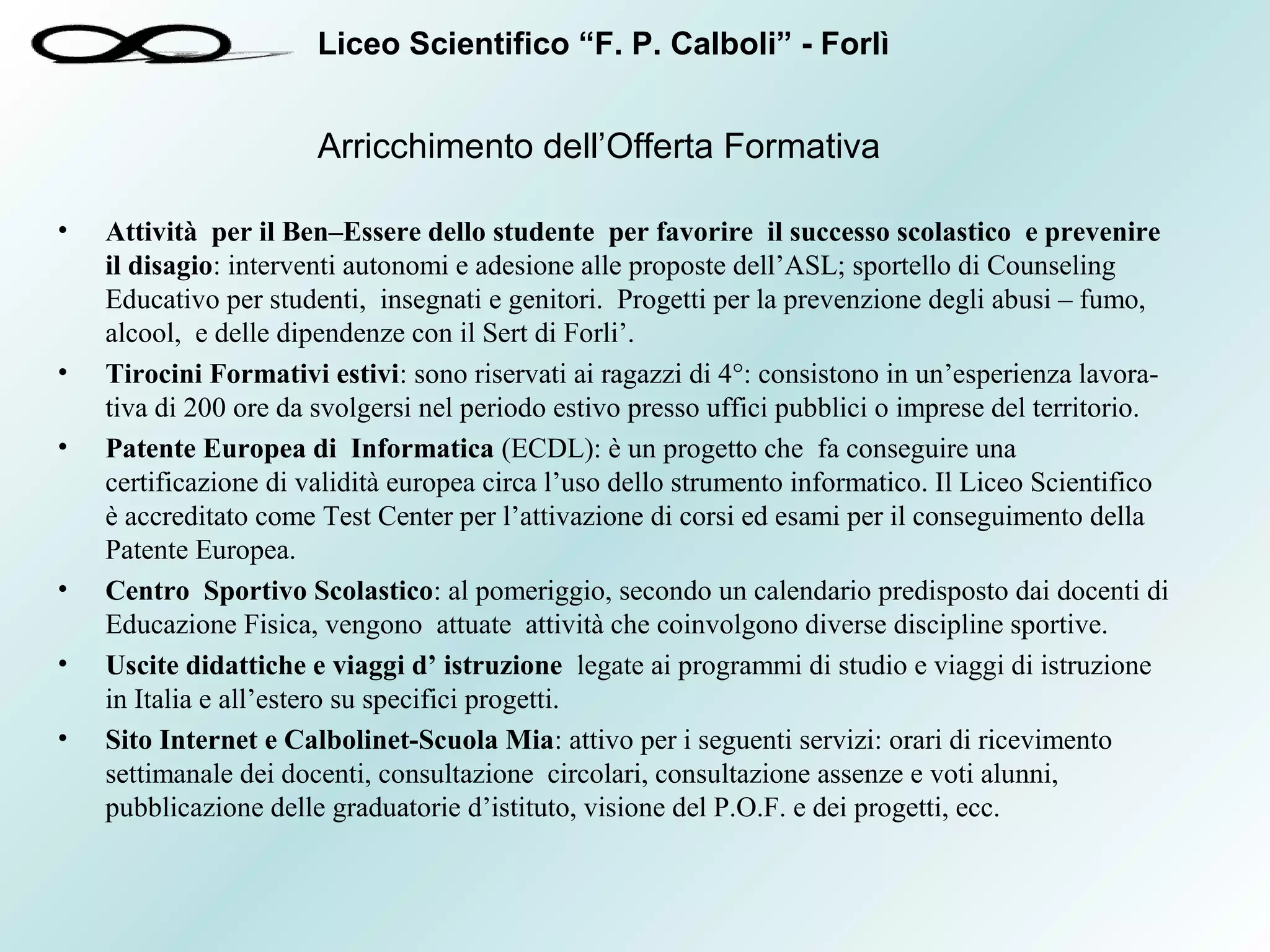 Orientamento presentazione-x sito | PPT | Education