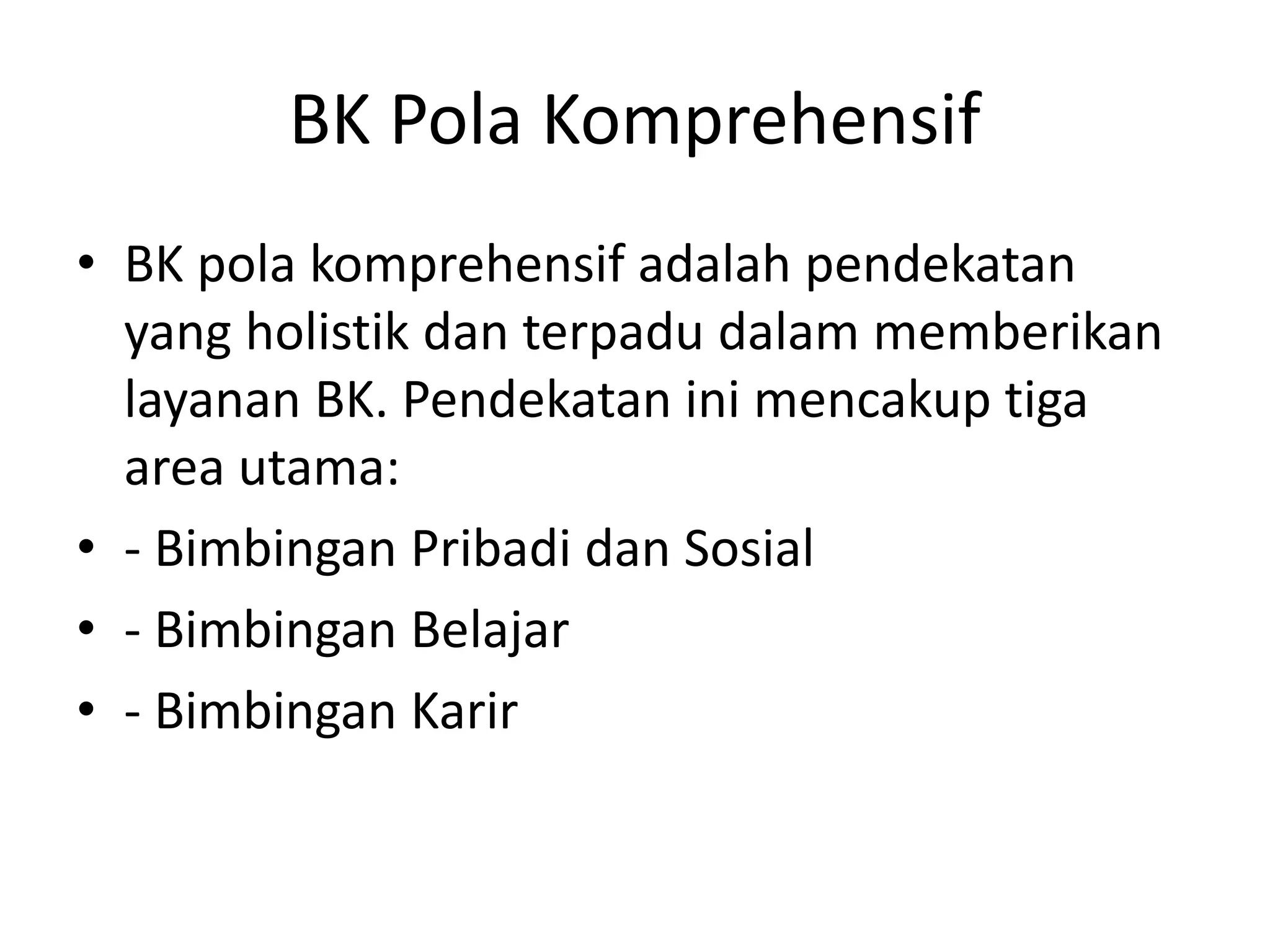 Orientasi Bimbingan dan konseling di sekolah smp/mts | PPTX