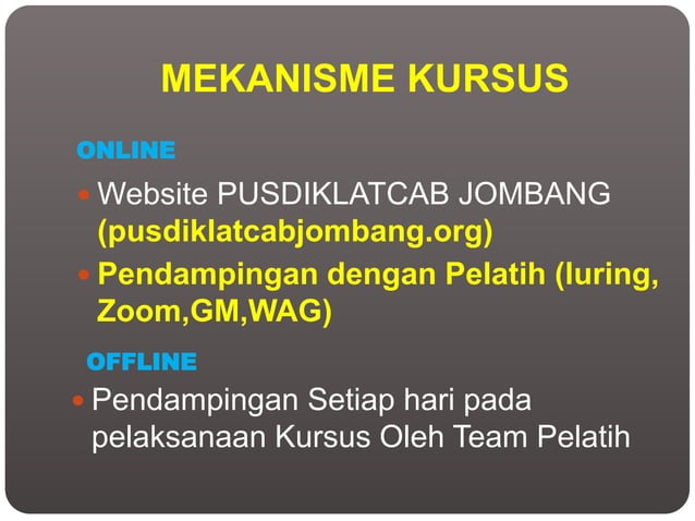 Orientasi kursus | PPT