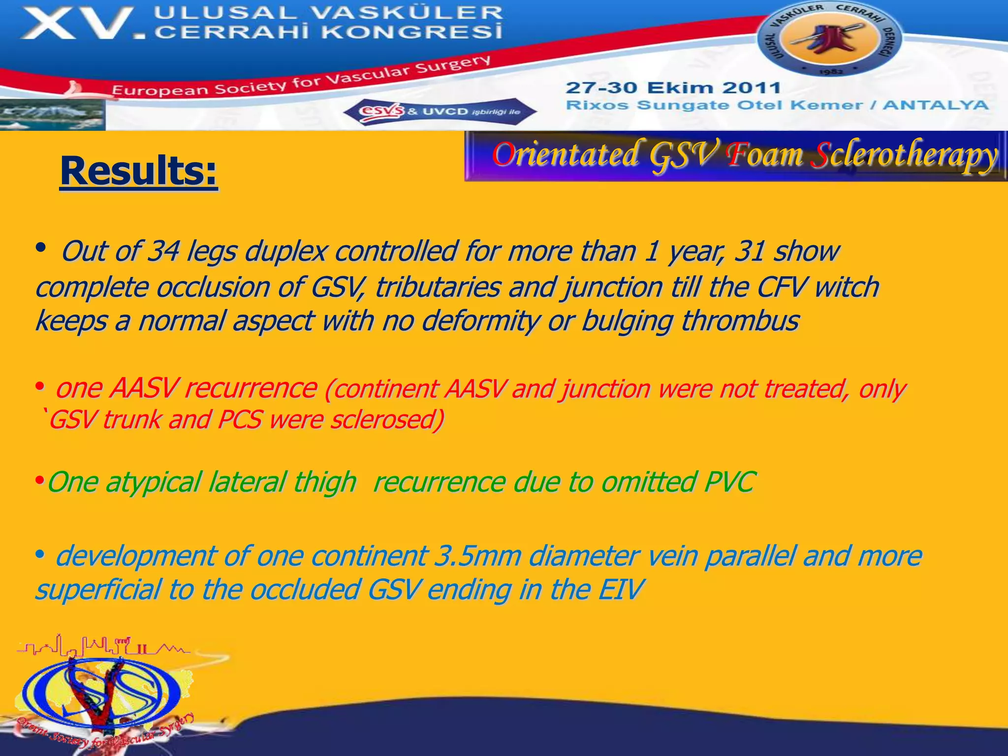 Orientated foam sclerosis | PPTX