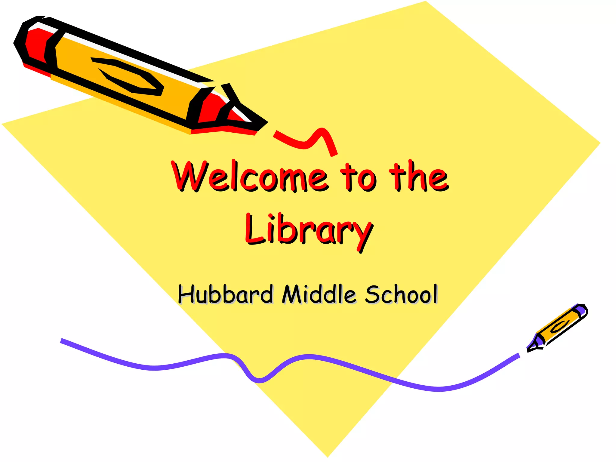 Middle School Library Orientation | PPT