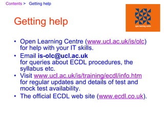 ECDL orientation | PPT