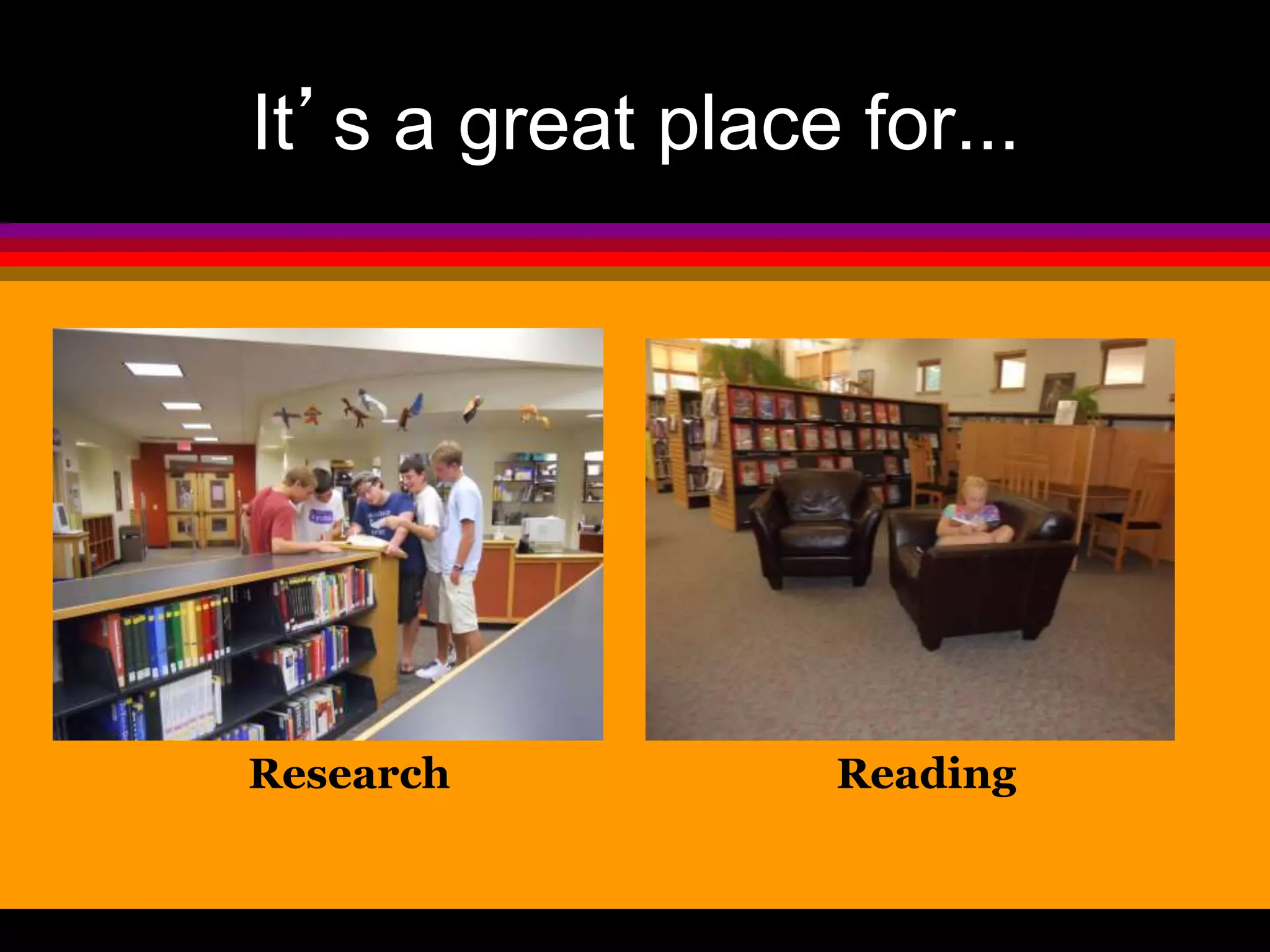 Yarmouth High School Library Orientation | PPTX