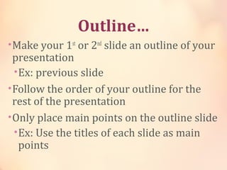 Basic Guidelines For PowerPoint Presentation | PPT