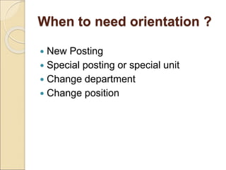 Orientation Programme | PPT