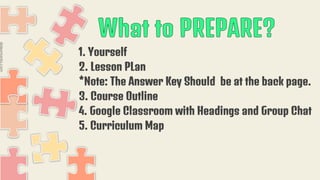 SAMPLE CLASS ORIENTATION FOR STUDENTS AND TEACHERS | PPTX