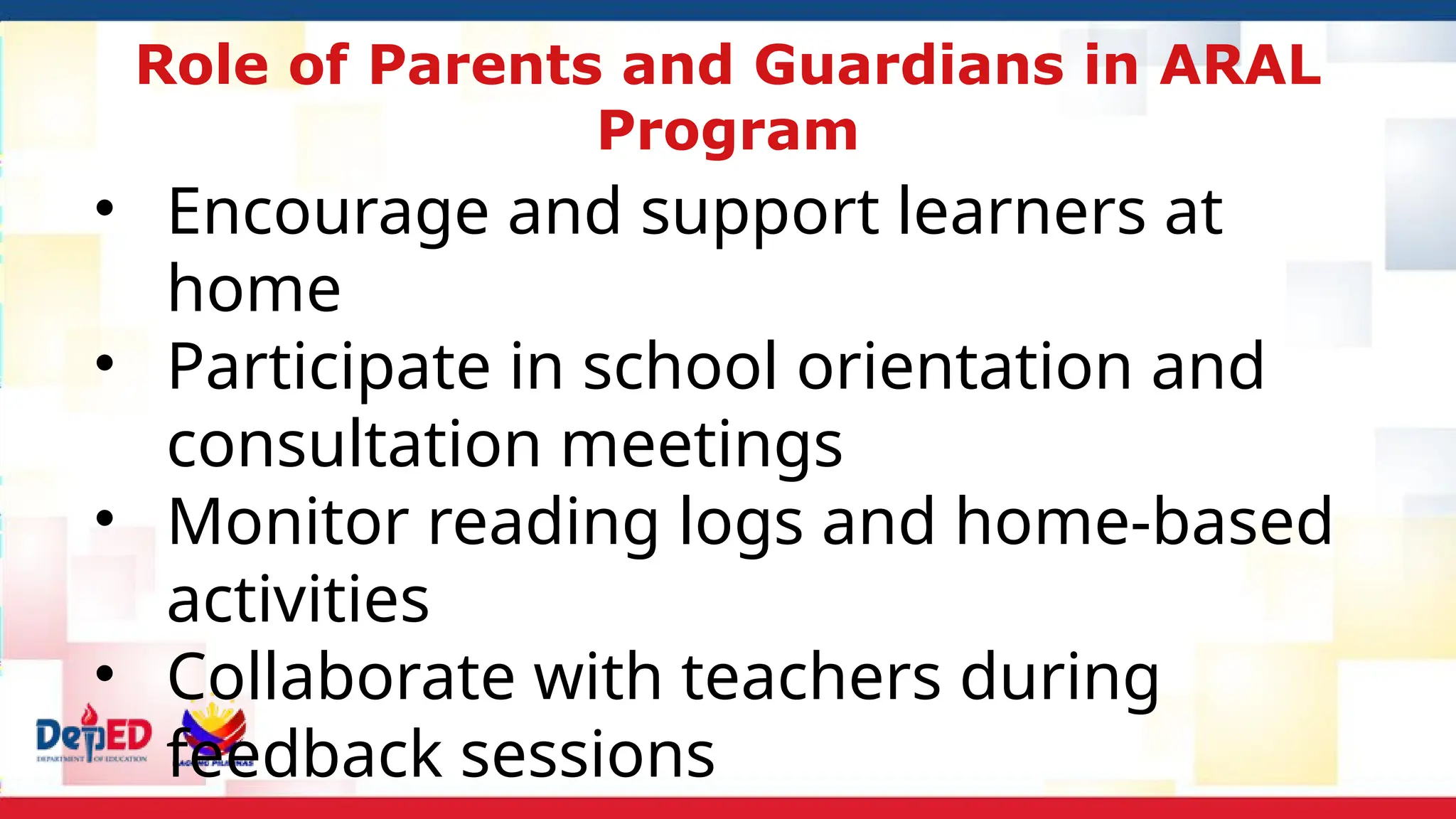 Orientation - ARALprogram of Deped to the Parents.pptx