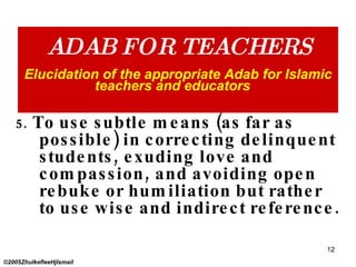 Orientation For Muslim Educators3a | PPT