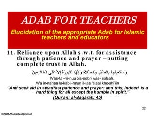 Orientation For Muslim Educators3a | PPT