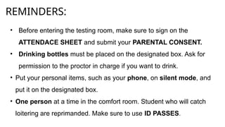 GRADE 10 ORIENTATION NLCA PreTest 2024-2025.pptx