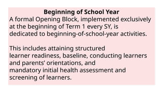 ORIENTATION FOR OPENING BLOCK PPT .pptx