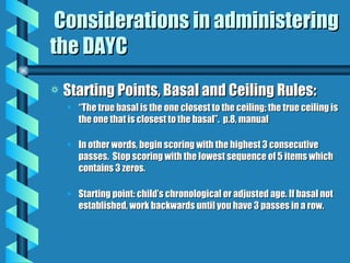 Orientation to the DAYC | PPT