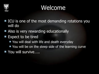 Orientation To The Icu | PPT