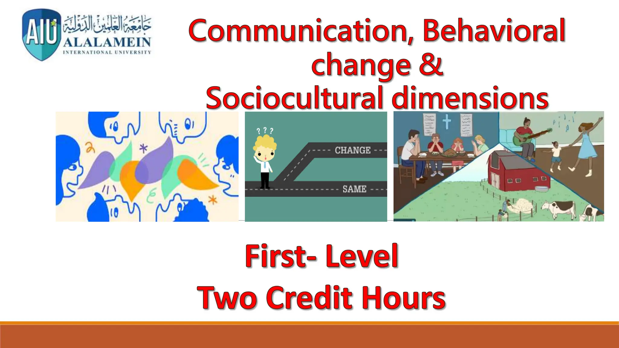 communication and behaviour change, sociocultural dimensions | PPTX