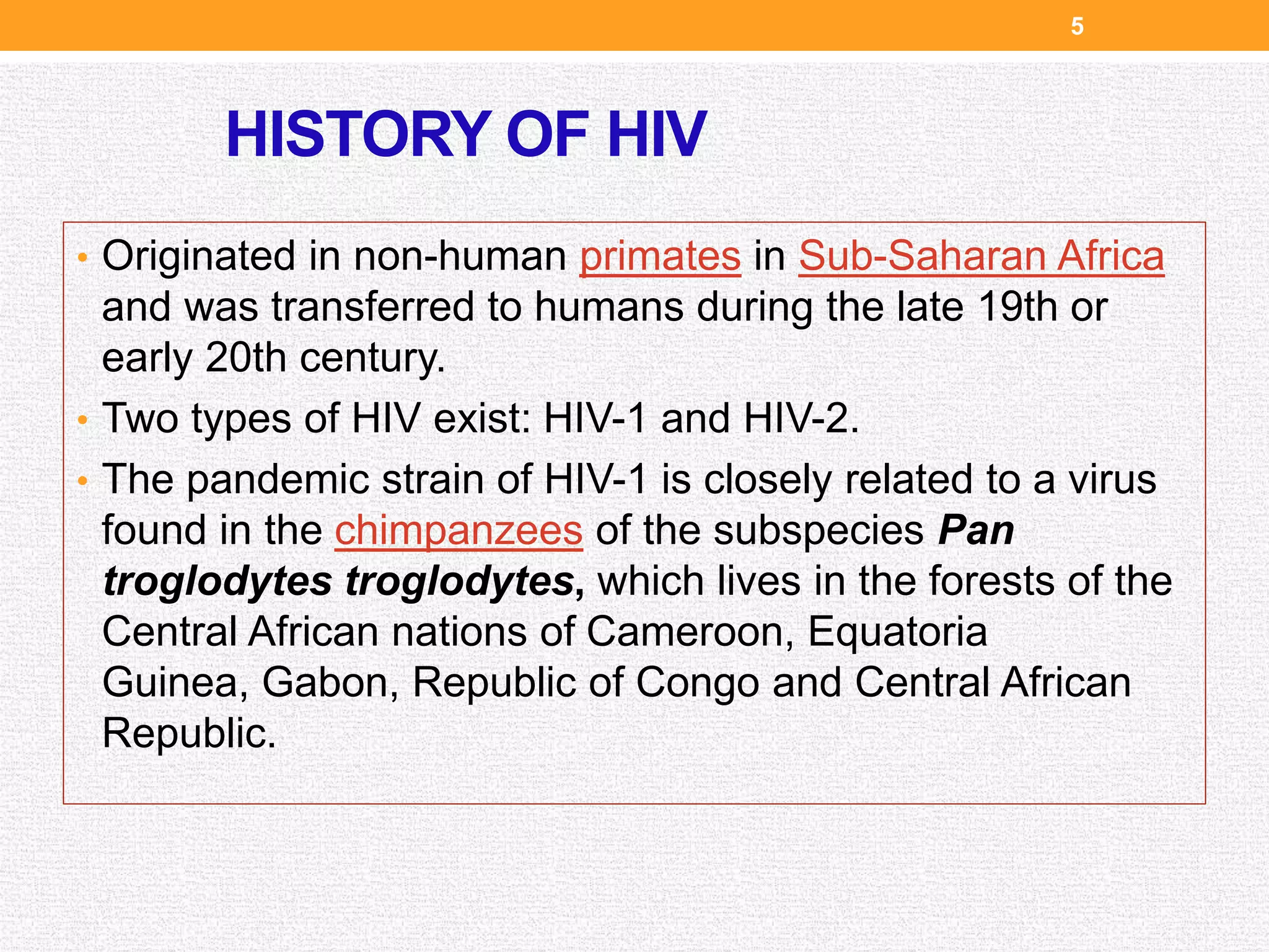 Orientation about HIV, AIDS and STIs | PPTX
