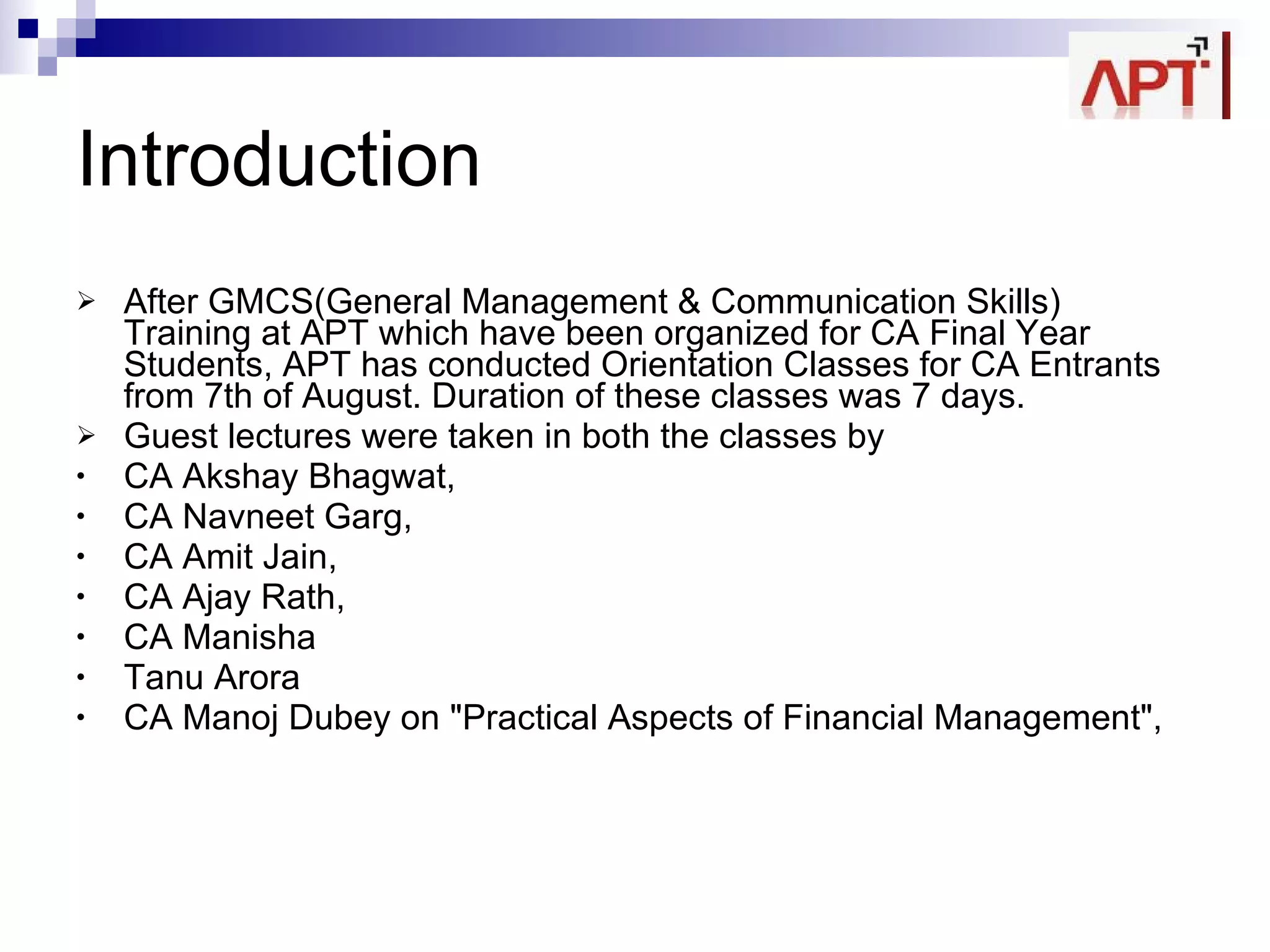 Orientation Classes Presentation | PPT