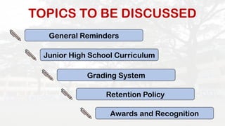 ORIENTATION (CURRICULUM, GRADING SYSTEM, AND AWARDS POLICY) (1).pptx