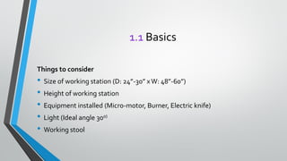 Orientation Dental Lab Basics by Faryal | PDF