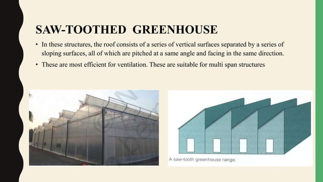 Orientation, design and principles of polyhouse | PPTX | Gardening ...