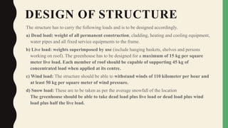 Orientation, design and principles of polyhouse | PPTX