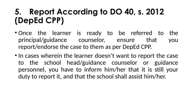 Orientation for CSAEM and OSAEC presentation | PPTX