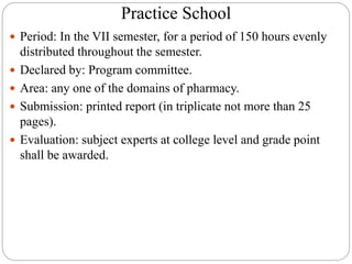 PCI syllabus for F. Y. B.Pharm orientation | PPTX