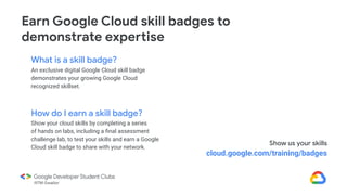GDSC IIITM - Orientation + Intro to 30 days of Google Cloud | PPT
