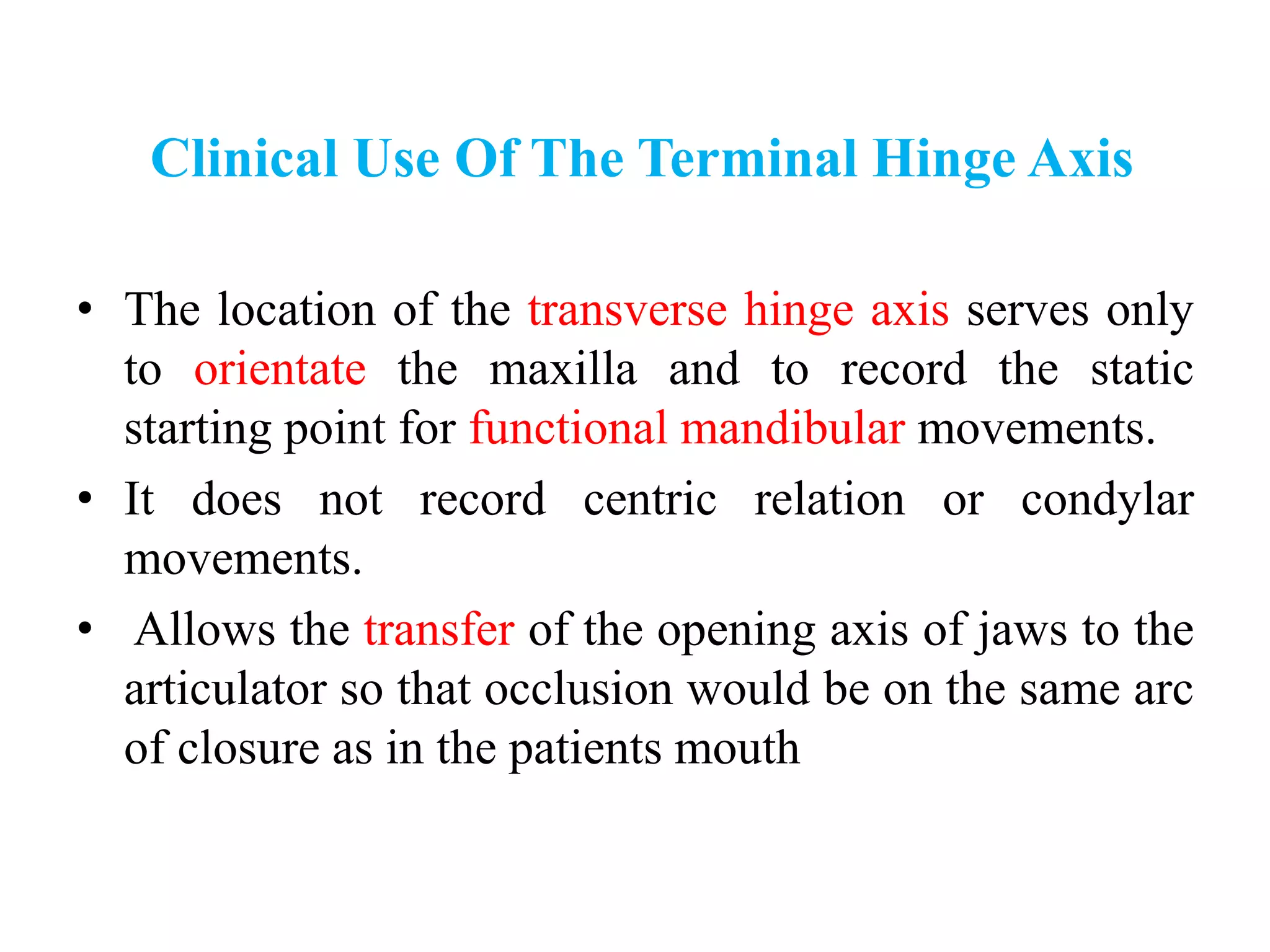 Orientation jaw relation | PPTX