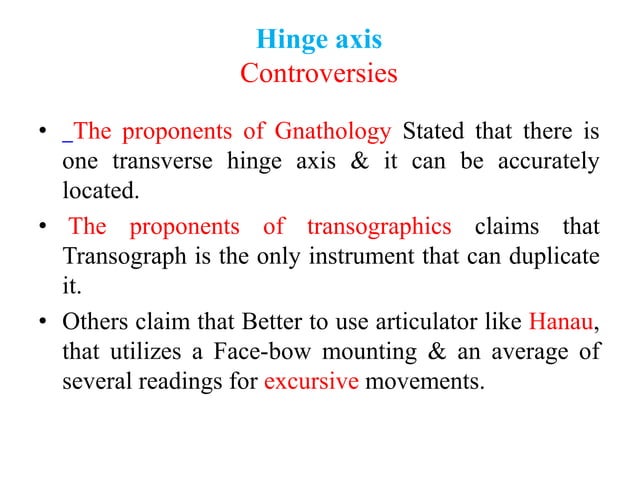 Orientation jaw relation | PPTX