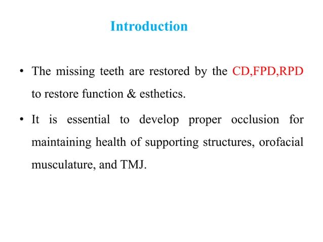 Orientation jaw relation | PPTX