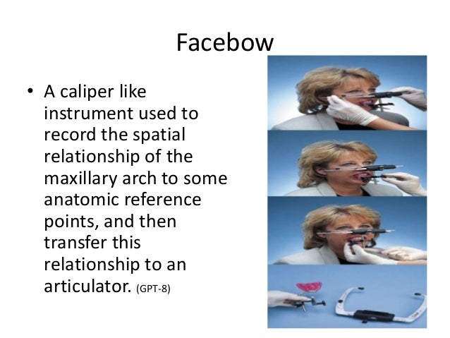 Orientation jaw relations & face bow