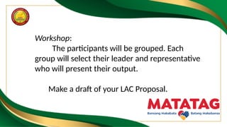 orientation LAC session RANDY presentation | PPT