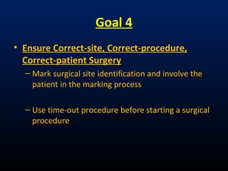 Orientation lecture to Patient safety aspects | PPT