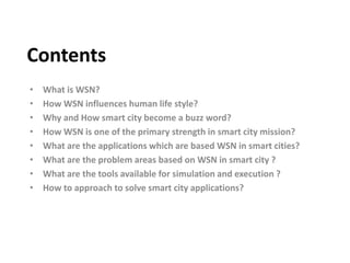 Involvement of WSN in Smart Cities | PDF