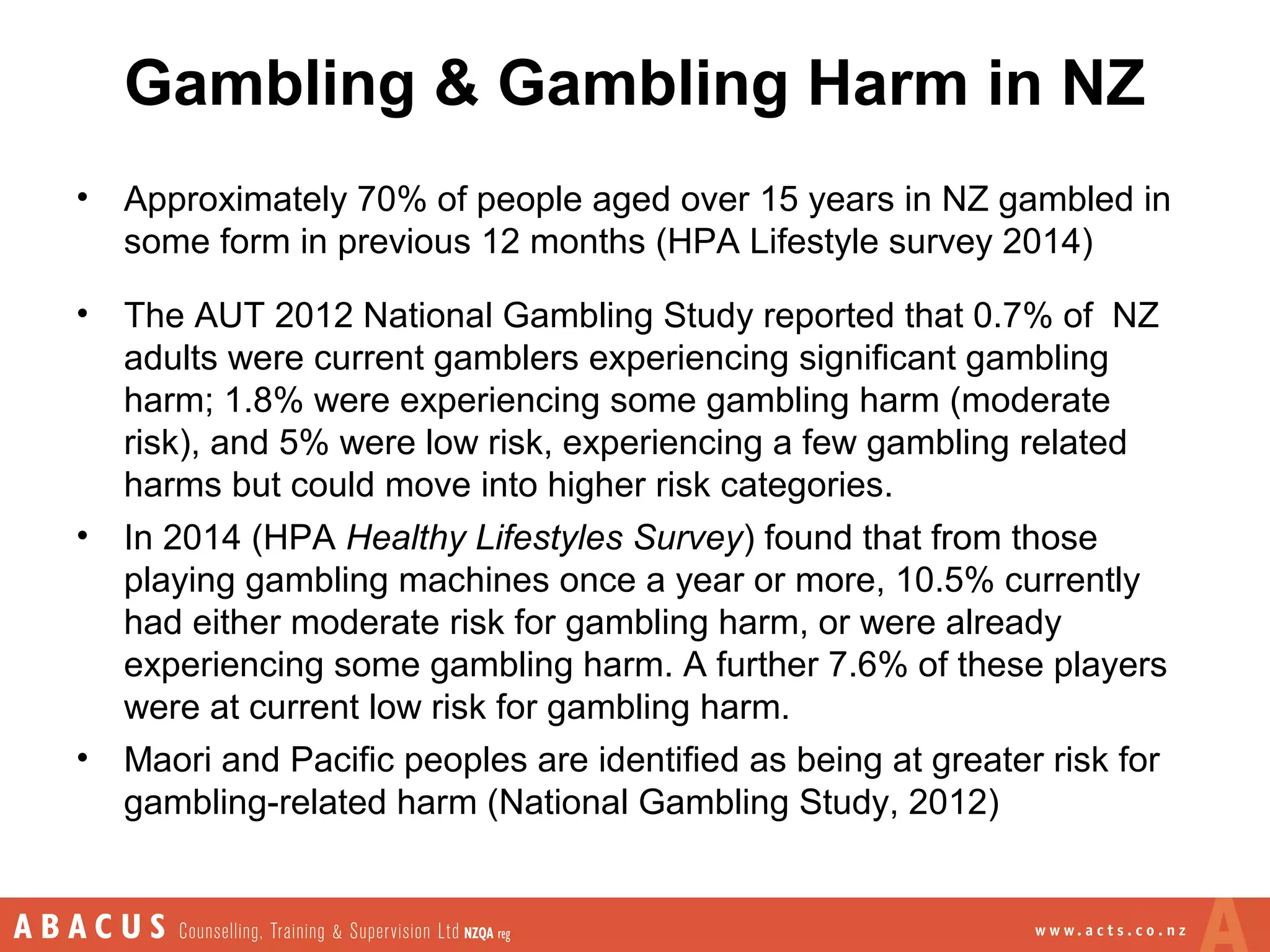 Orientation Module – Gambling Harm Minimisation | PPT