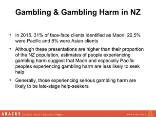 Orientation Module – Gambling Harm Minimisation | PPT