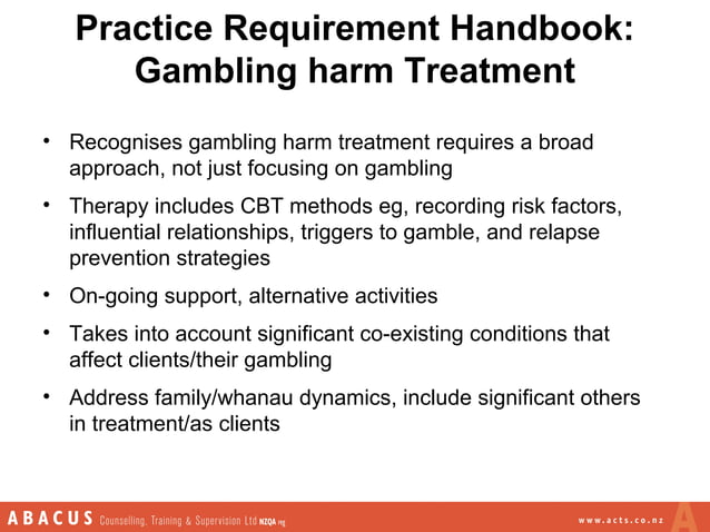 Orientation Module – Gambling Harm Minimisation | PPT