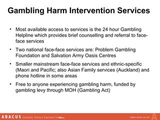 Orientation Module – Gambling Harm Minimisation | PPT