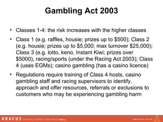 Orientation Module – Gambling Harm Minimisation | PPT