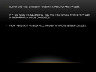 Intro to NOSPlan | PPT