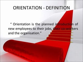 Orientation (or) induction and Placement in human resource management | PPT