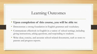 Orientation of English for Teachers Syllabus .pptx